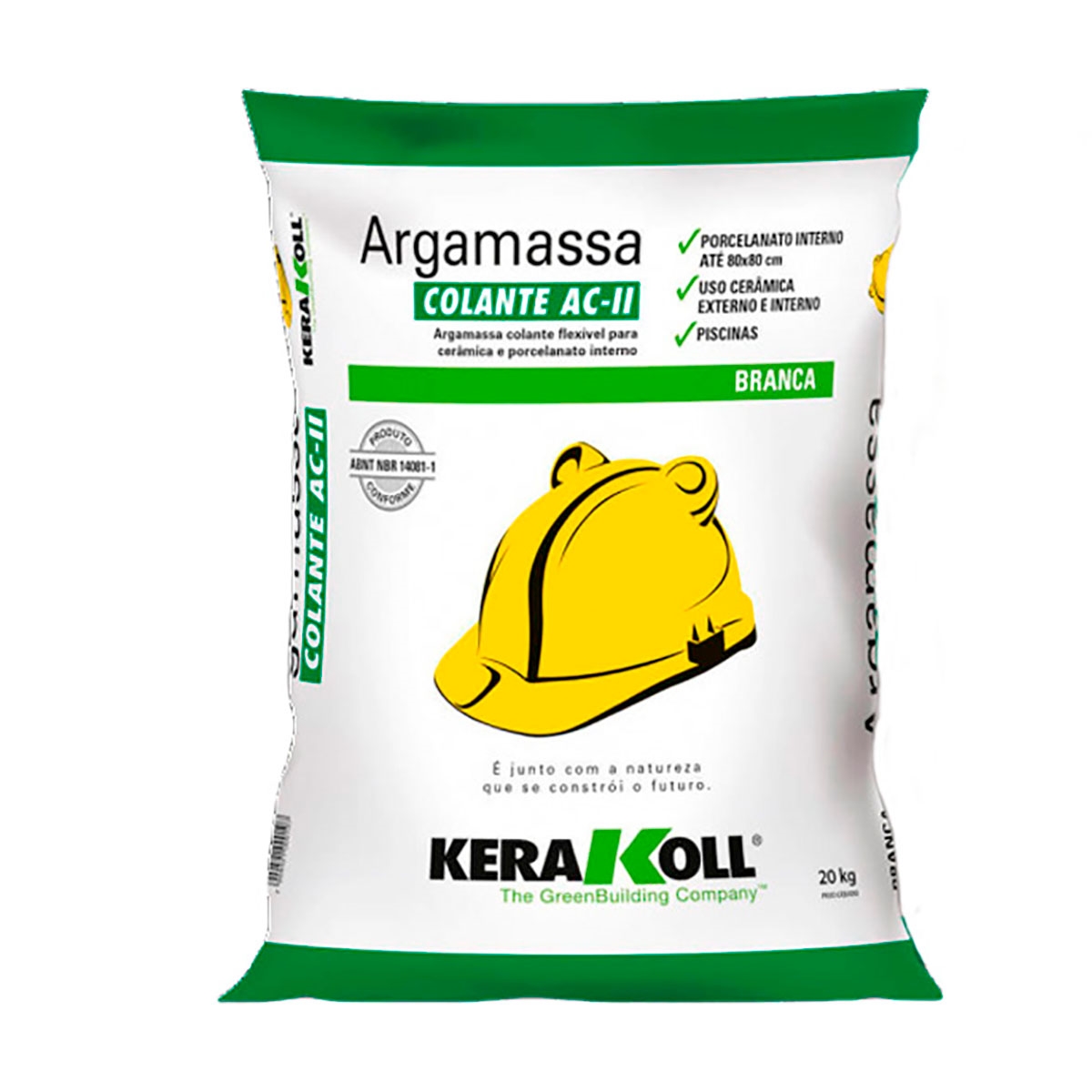 KERAKOLL - ARGAMASSA AC2 EXTRA (VERDE) 20KG - BRANCA | Atacadão dos ...