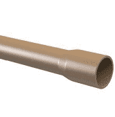 CANO PVC MARROM SOLDÁVEL 2° LINHA 50 MM (1 1/2) BARRA COM 6 MT ...