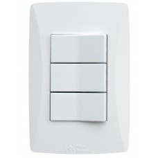 INTER SIMPLES TRIPLO 10A MEC-TRONIC PETRA ( 81014 ) | Depósito São Judas